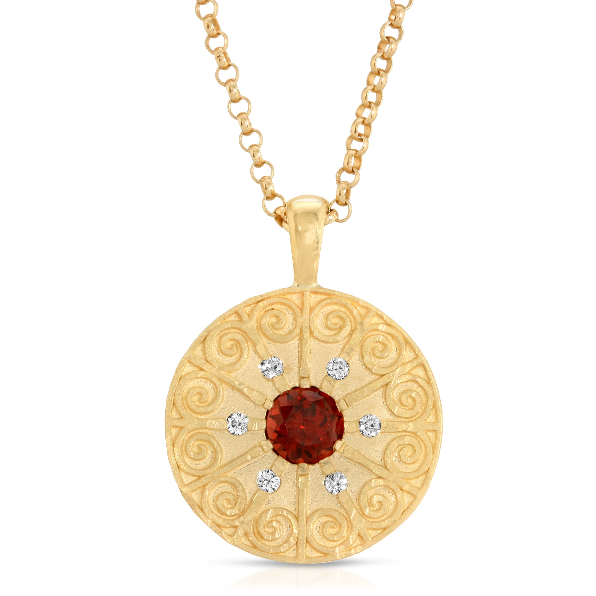 La Rioja Amor Medallion Necklace – Sweet Bling